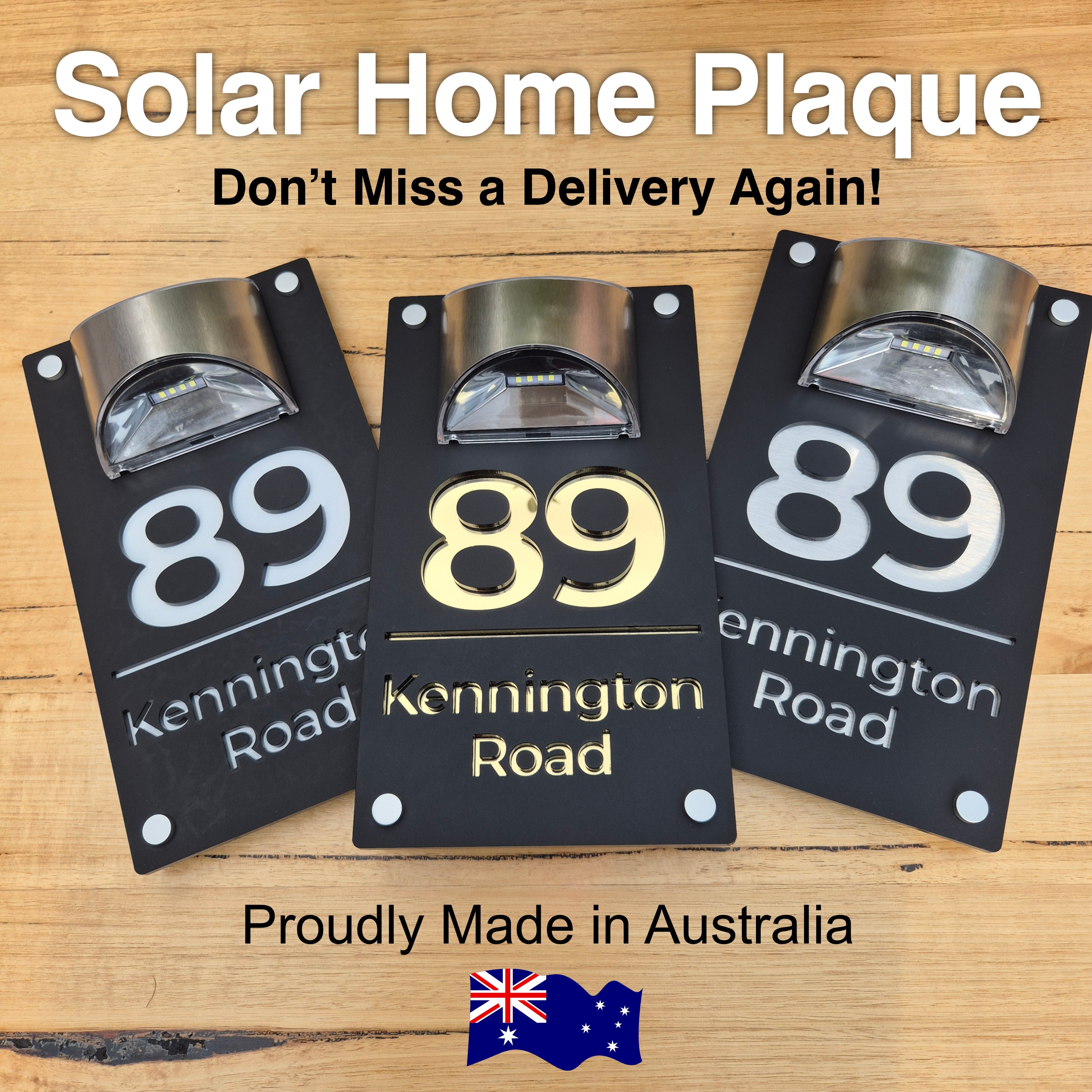 Custom Solar House Signs – Made in Australia | SolaSpot